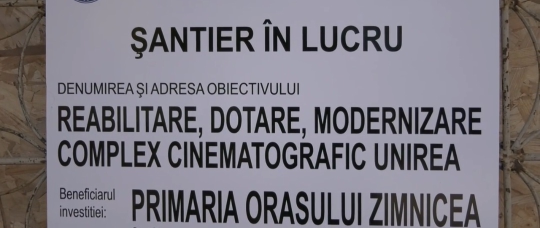 Cinematograful "Unirea" din Zimnicea se modernizează! Primarul Pîvu ...